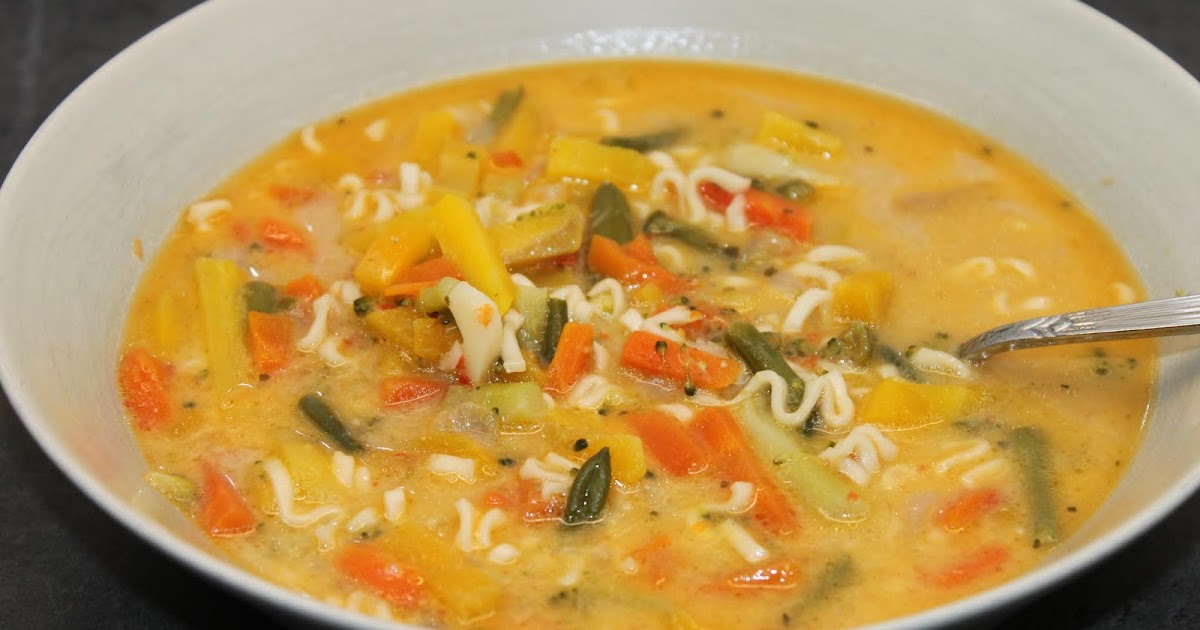 Toves kök - nästan bara vegetariskt: Lättlagad thaisoppa med nudlar ...