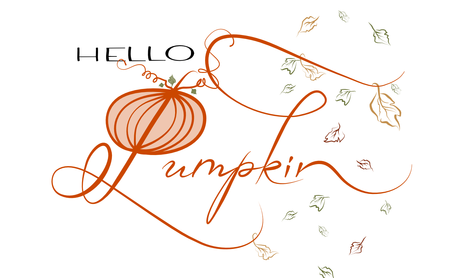 Free Hello Pumpkin – SVG EPS JPEG & PNG
