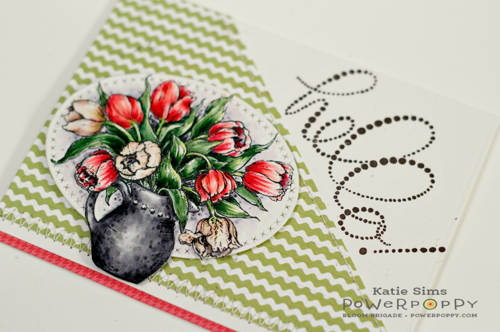 Inky Peach Designs: Power Poppy's March Stamp Release~Day 3!