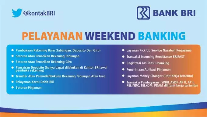 Cara Mengetahui Lokasi Kantor Cabang BRI Weekend Banking Terdekat ...