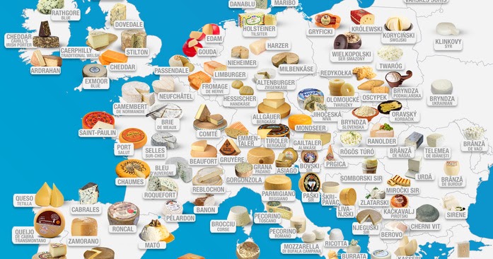 Oh, by the way...: The Cheeses of Europe