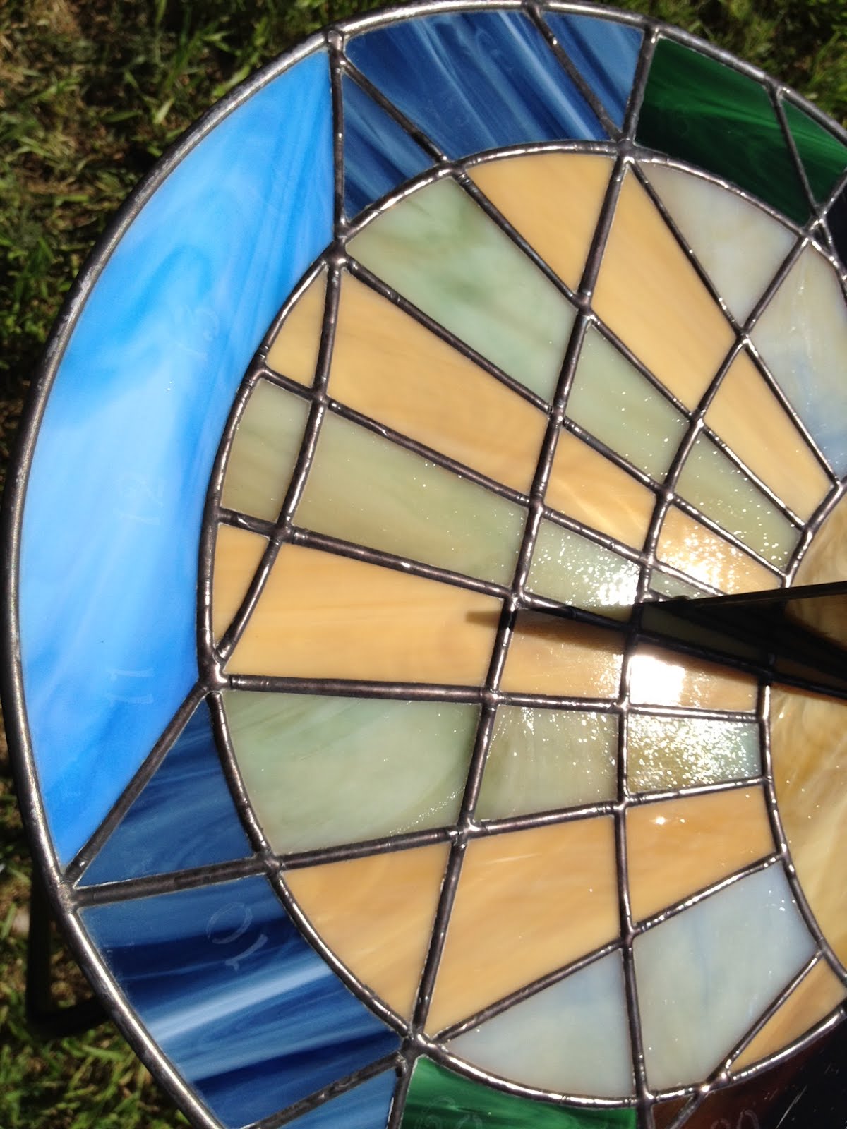 Drilling Holes In The Sky: Stained Glass Sundial