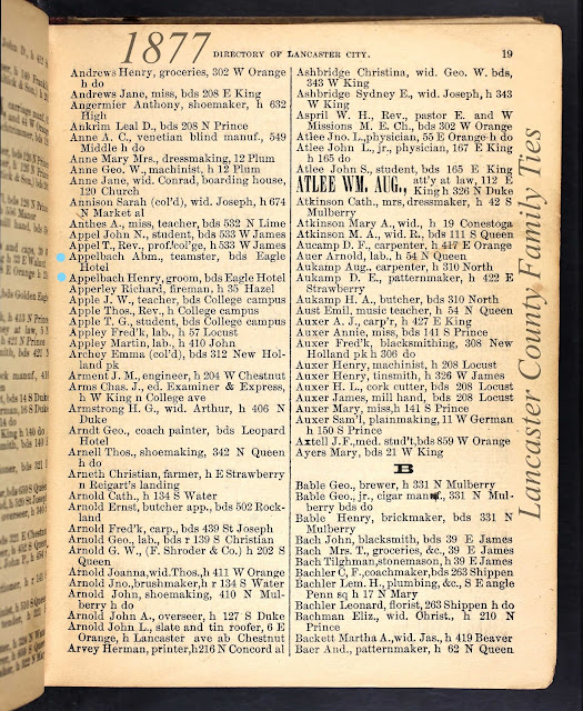 Lancaster County Family Ties