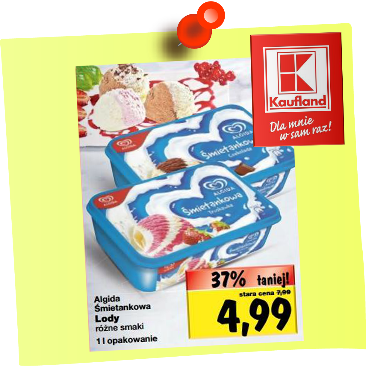 - Najtańsze Produkty -: Lody Algida 1L 4,99 zł