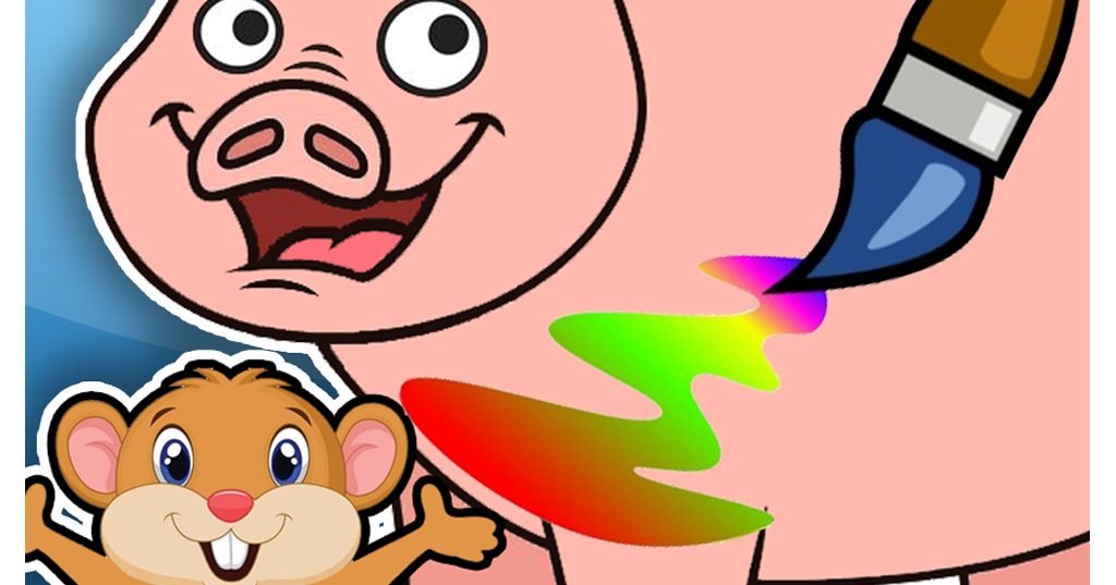 Coloring Pig And Mouse Games For Kids