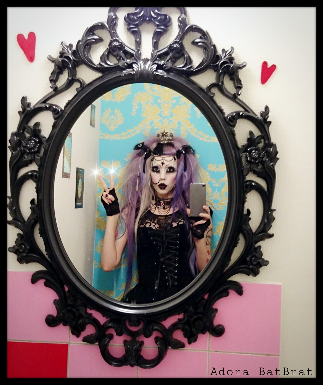 Adora BatBrat: Today's Goth look - Purple Princess II