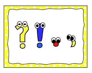 Charlotte's Clips and Kindergarten Kids: Punctuation Freebie