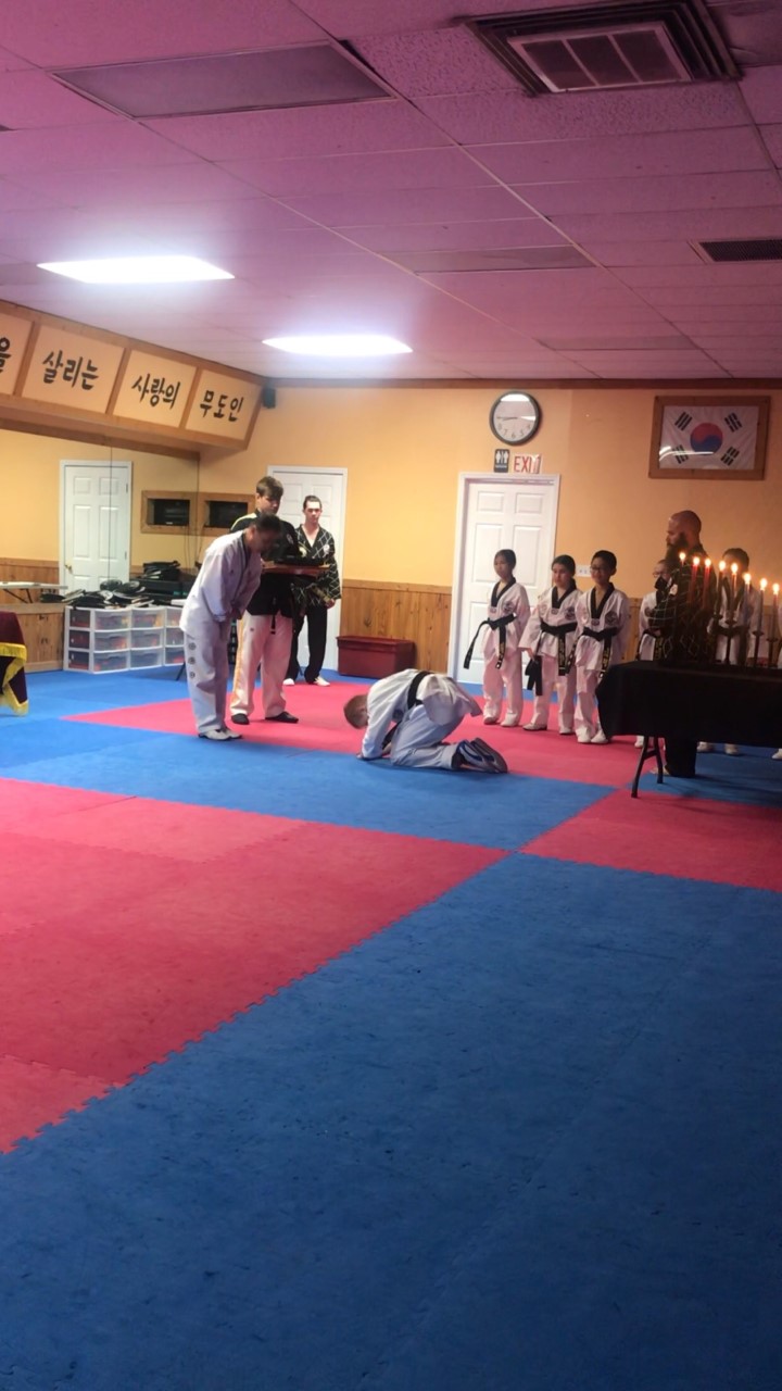 Charles Piercey 13 Year Old Grandson Ty Awarded Taekwondo Black Belt 1st Dan 02 08 2019 charles-piercey-13-year-old-grandson-ty-awarded-taekwondo-black-belt-1st-dan-02-08-2019