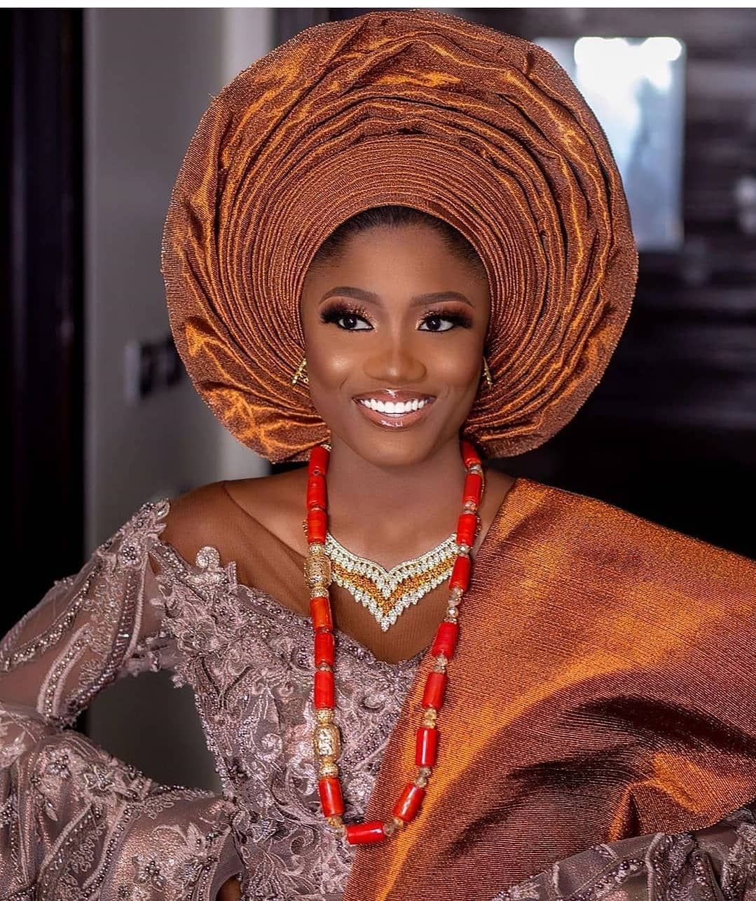 Gele Styles for Round Face 2021: African Head Wrap (Gear) to Trend 2021