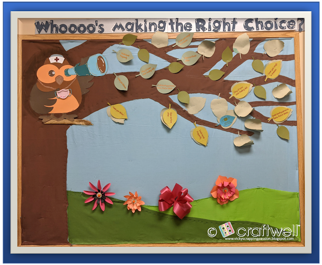 DT: Poster Board- Whoooo Is Doing The Right Choice? - Craftwell Blog