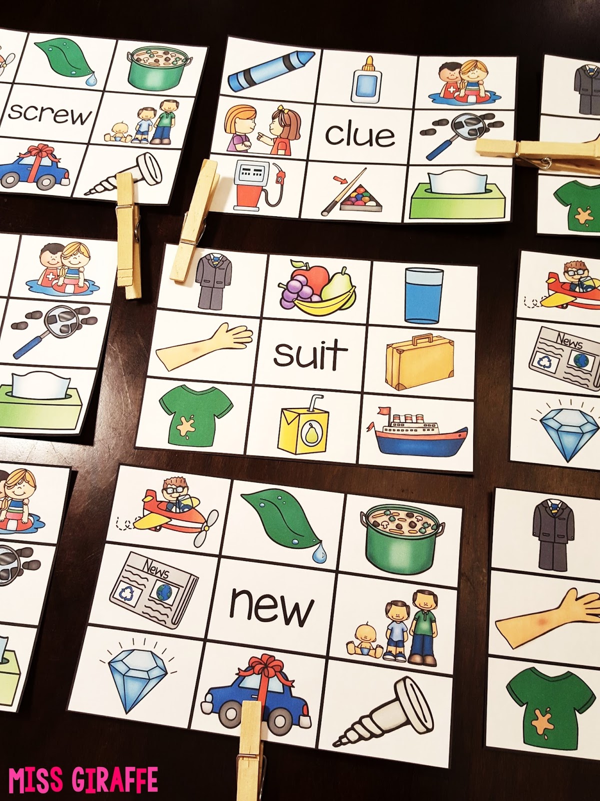 Miss Giraffe's Class: EW UE UI Activities