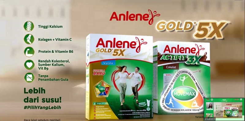 Sehat Aktif Bergerak Bersama Anlene Baru, Anlene Actifit 3X dan Anlene ...