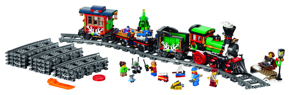 樂高聖誕火車10254官圖公開 蒸汽車頭、禮物車、小月台、守車全包 - 魯蛇實驗室