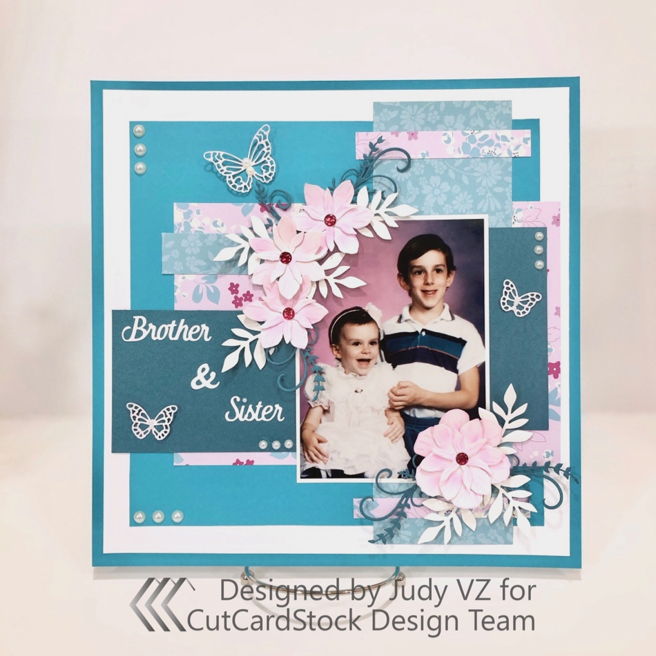 Created Just 4 U: Brother and Sister Layout
