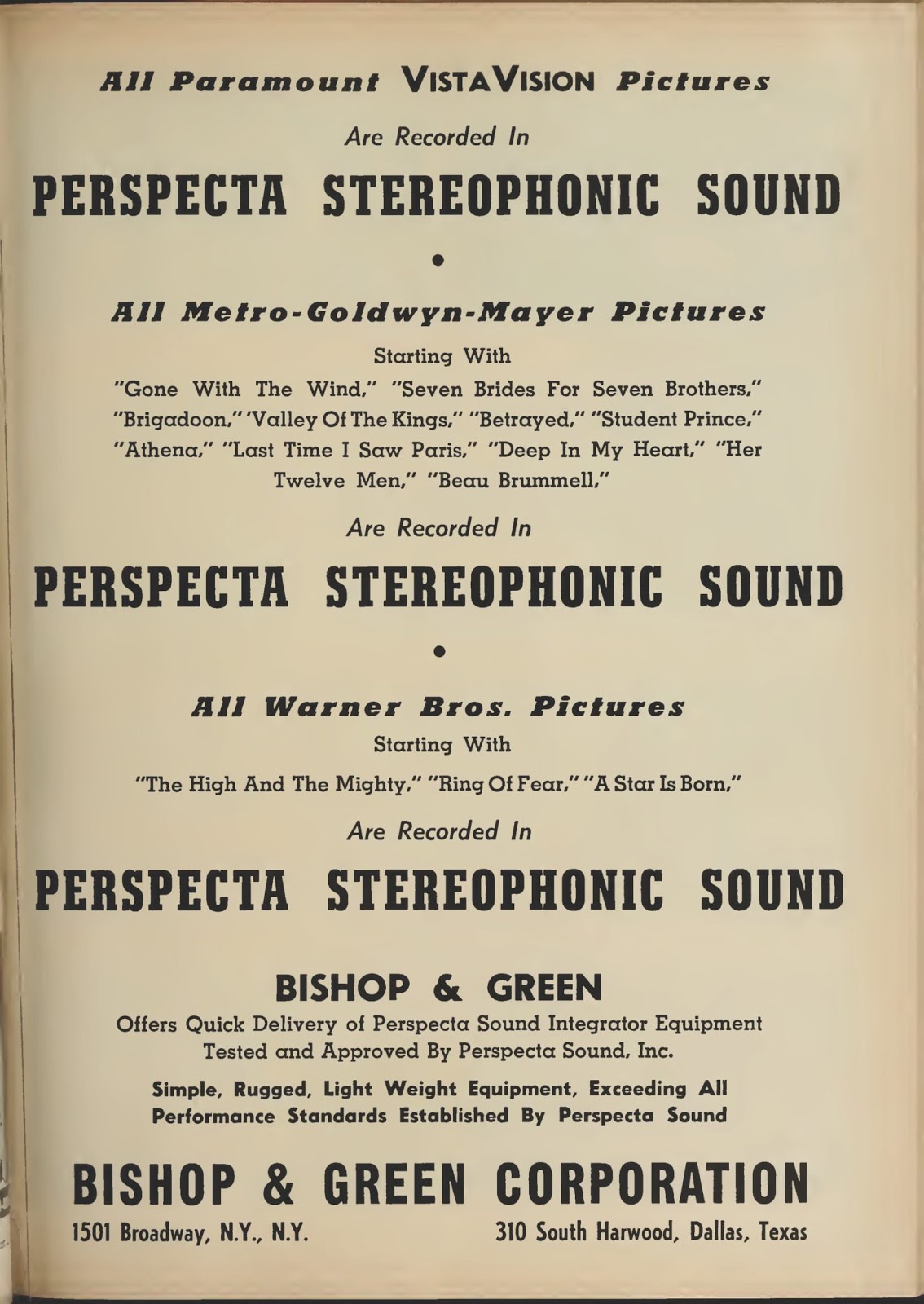 Greenbriar Picture Shows: Sci-Fi Favorites With Bells On