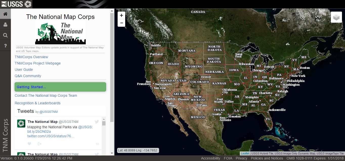 UpFront with NGS: The National Map and Its New Mapping Editor for USGS ...