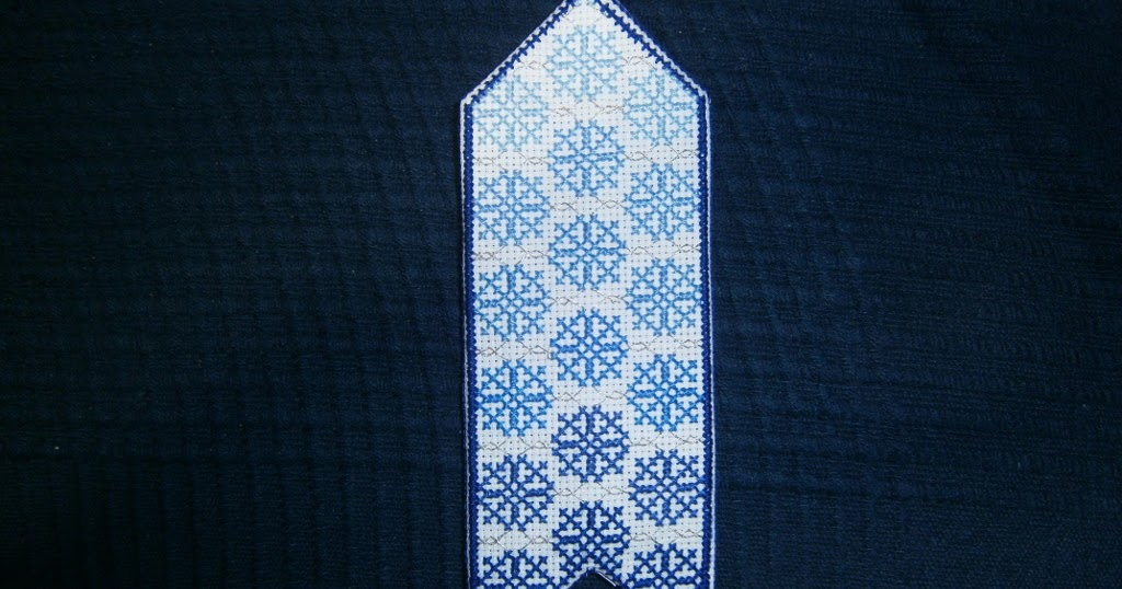 Needle, Pen & Sword: January Bookmark and Blackwork