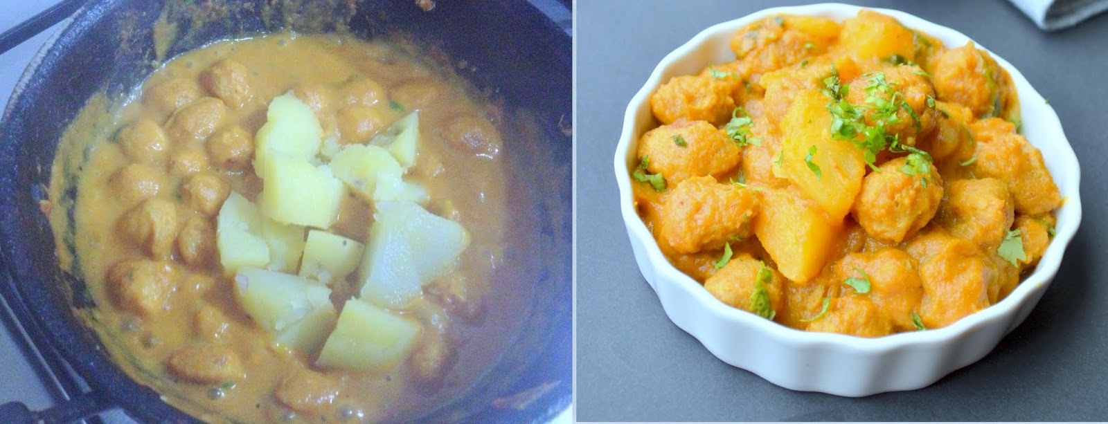 samayal2Impress: SOYA ALOO CURRY RECIPE/SOYA CHUNKS AND POTATO COOKED ...