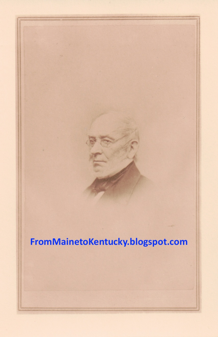From Maine to Kentucky: Wordless Wednesday ~ Benjamin Willis (1791-1870)