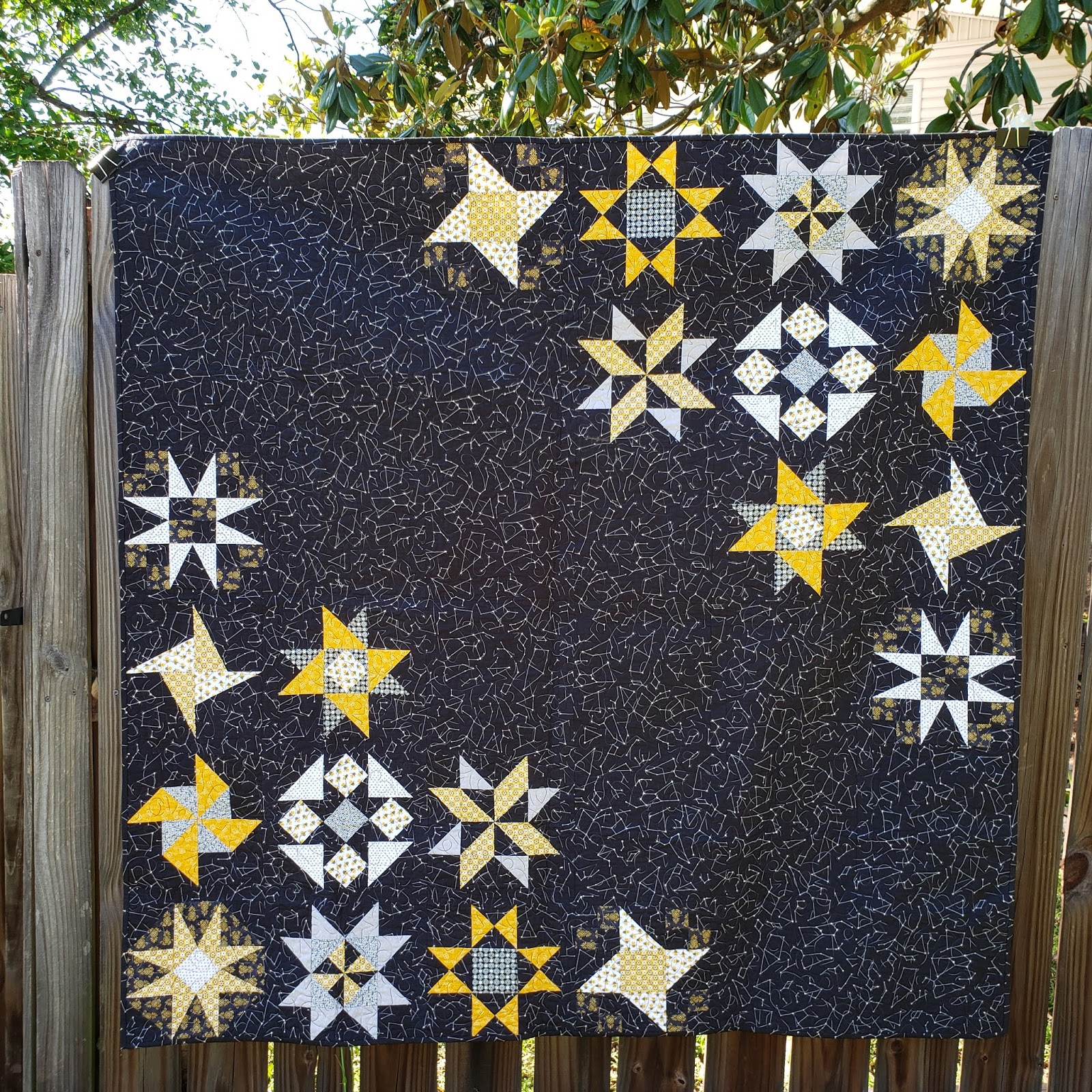 The Creative Side of Me: Night Sky quilt