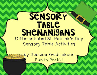 Freebielicous on a Friday: Sensory Table Shenanigans St. Patrick's Day ...