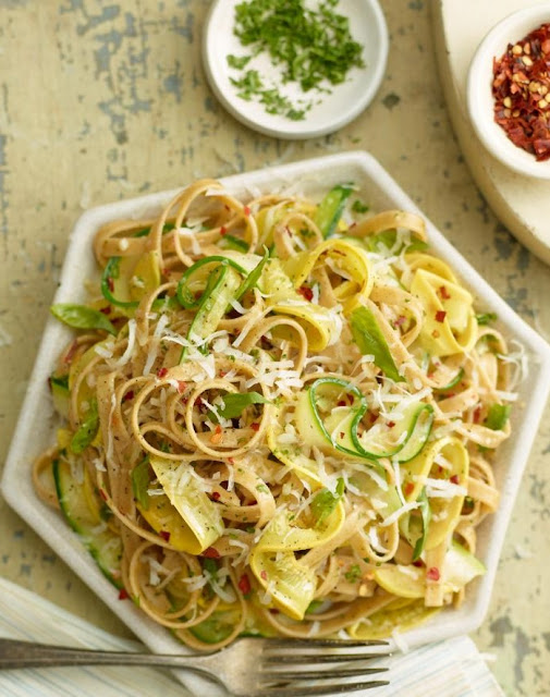 ZUCCHINI RIBBON PASTA - YummyFood255