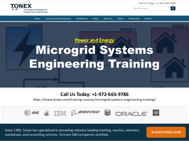 Microgrid systems engineering training