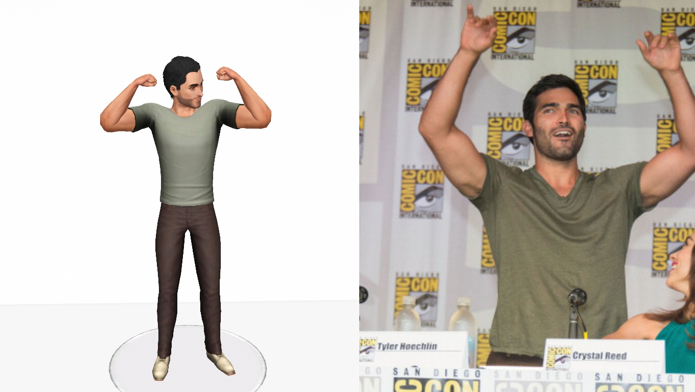 SimsIV: Sim: Tyler Hoechlin