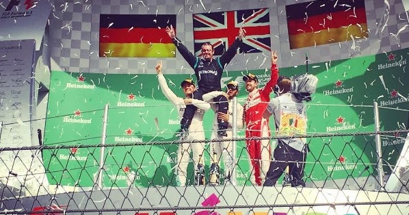 Lewis Hamilton ganó en México y está a 19 puntos de Rosberg - Monkey Motor