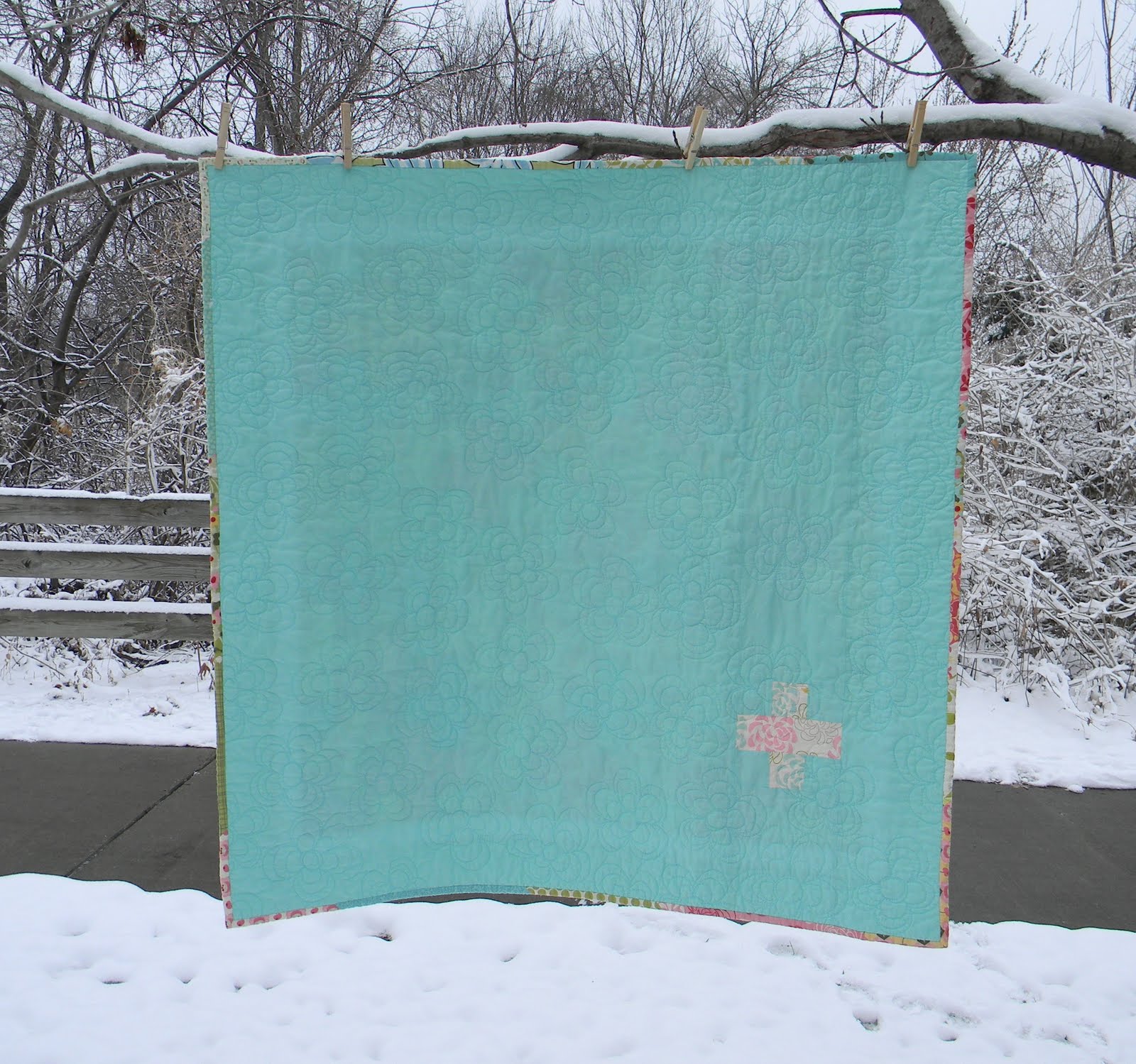 Teaginny Designs: Plus Baby Girl Quilt