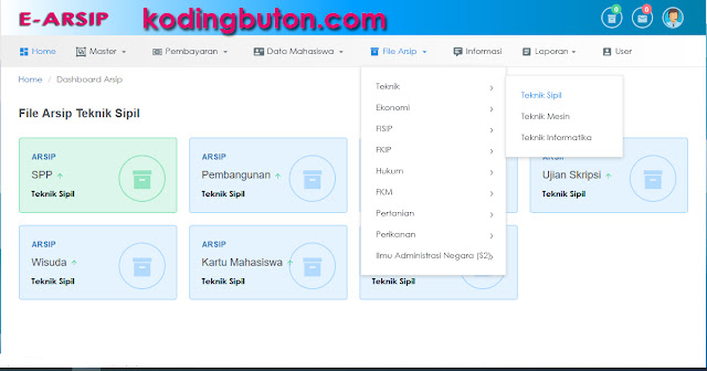 Source Code Aplikasi Arsip Digital (E-Arsip), Untuk Perbendaharaan Keuangan