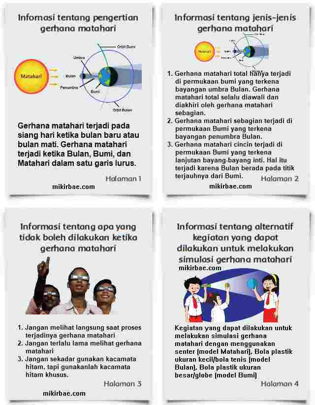 Menyajikan Informasi Penting Teks Nonfiksi Bentuk Infografis | Mikirbae.com