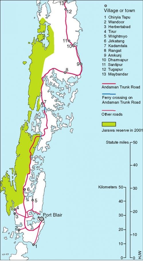 S Roy Biswas: Excursion along the Andaman Trunk Road - Baratang & Rangat
