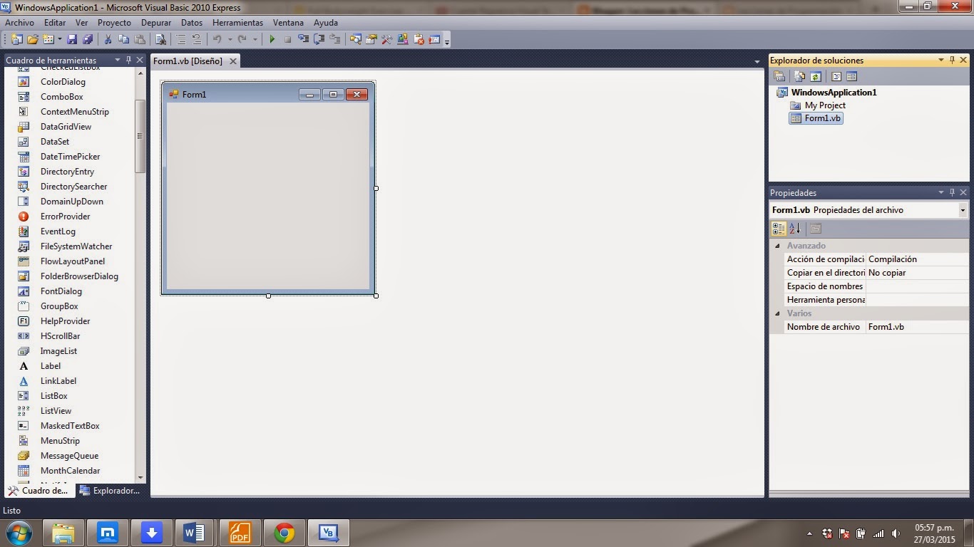 Lecciones de Programación: Crear cronómetros en Visual Basic 2010 parte 1