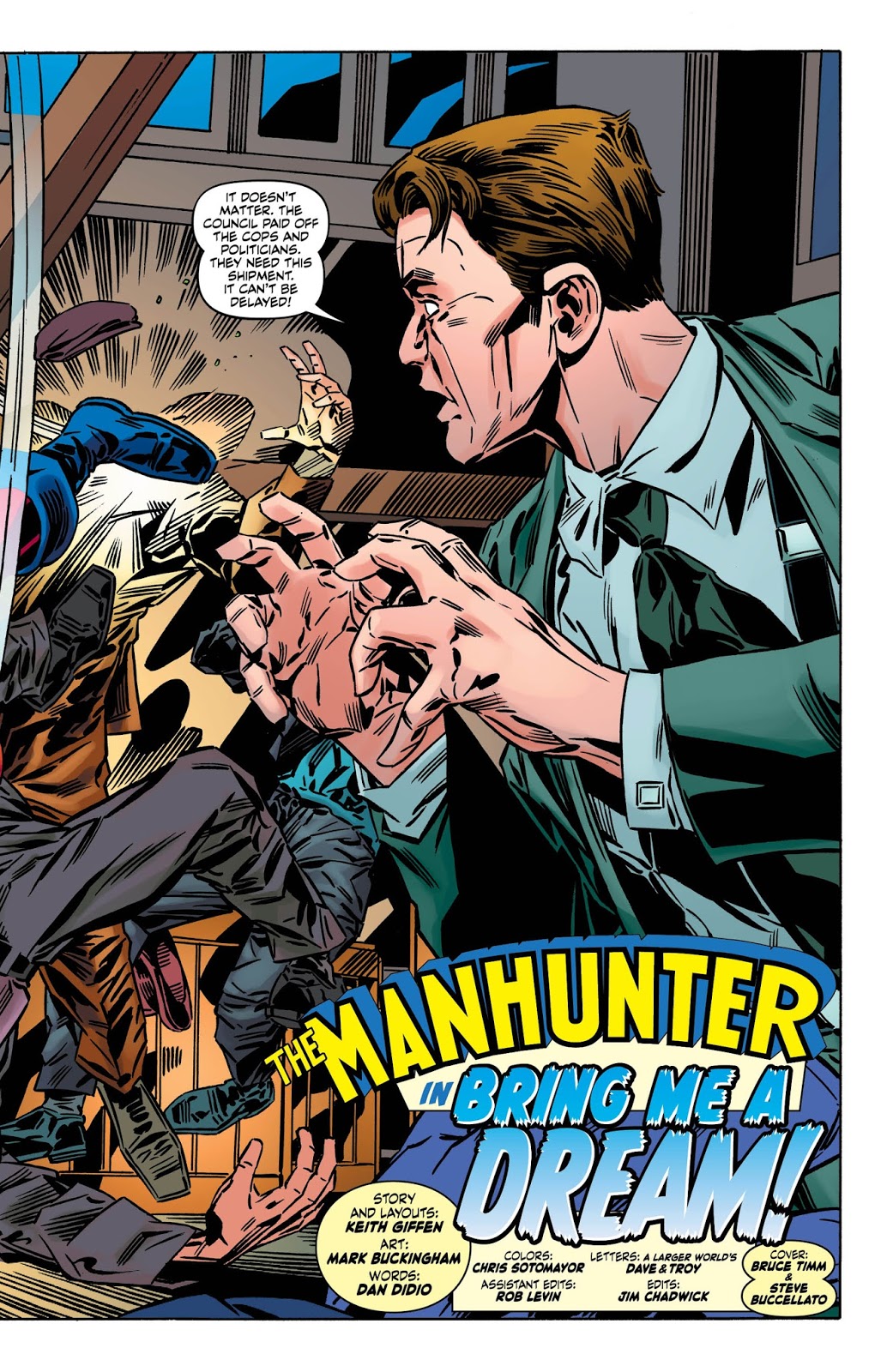 Weird Science DC Comics: PREVIEW: Manhunter Oversize Special #1