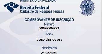 PARNAMIRIM dos SONHOS: Imprima o Novo Modelo do Seu CPF. Agora!
