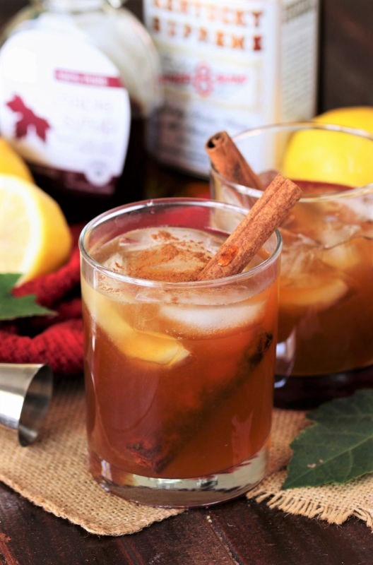 Bourbon Maple Leaf Cocktail | The Kitchen is My Playground