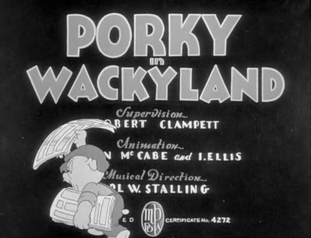 CartoonCo: Porky in Wackyland, and its significance for zany cartoons