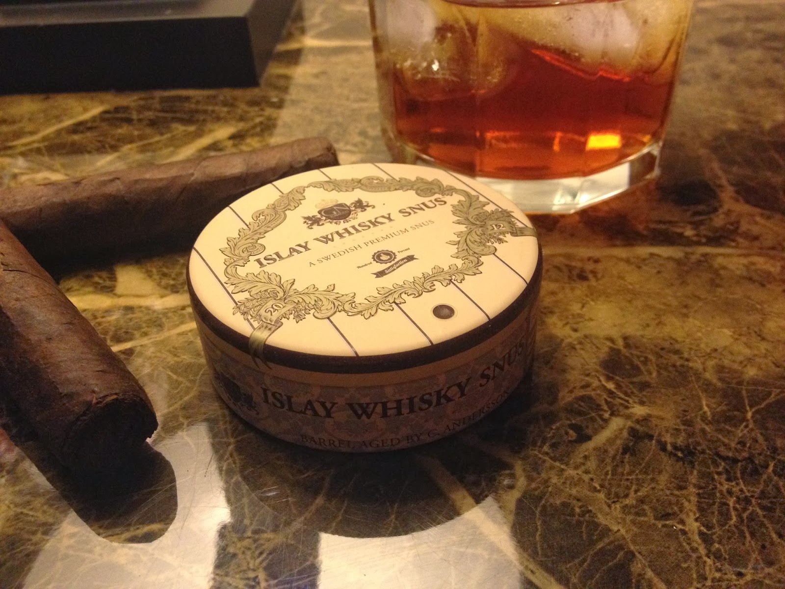 Islay Whiskey Snus - Old Review. 25 February 2014.