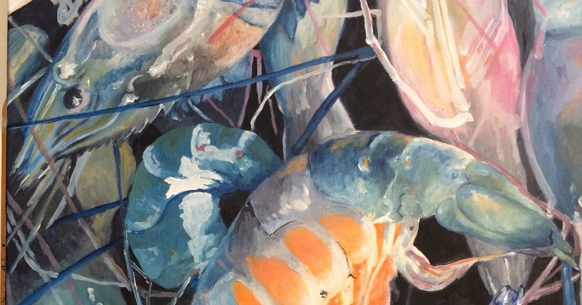 Susan Meer: Latest painting of prawns
