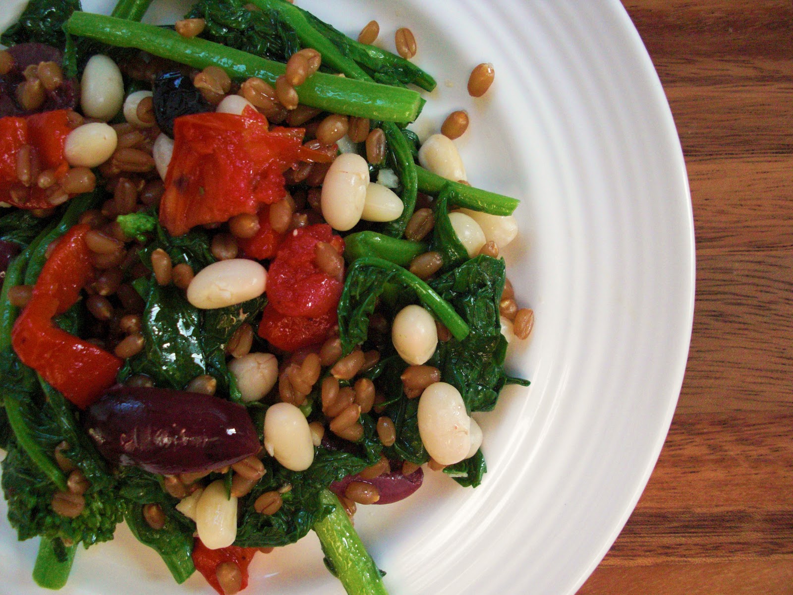 Nourish The Roots: Southern Italian Broccoli Rabe with Wheat Berries