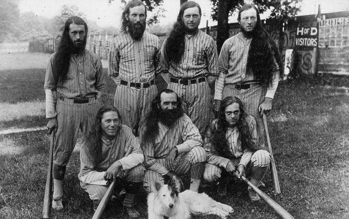 Pictures of the House of David, the All-Bearded Baseball Team, From the ...