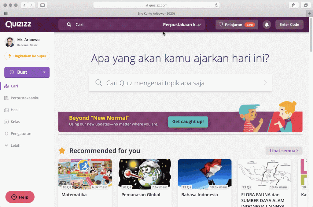 Dua Cara Membuat Presentasi Interaktif di Quizizz