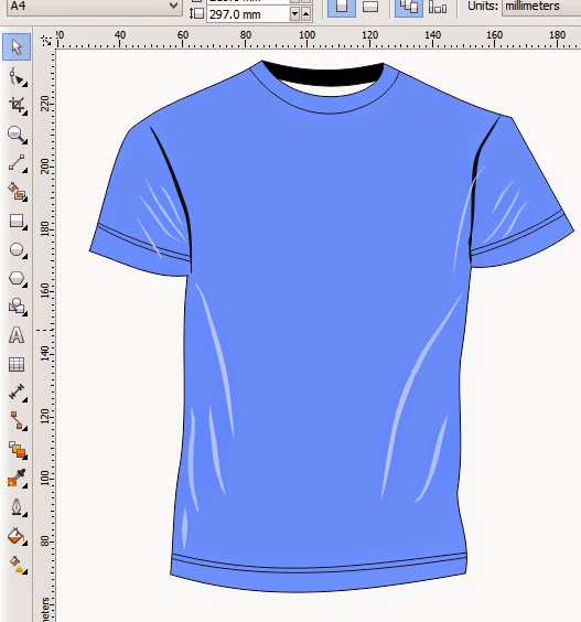 Cara Membuat Desain Kaos atau Baju di CorelDRAW - Kumpulan Tutorial