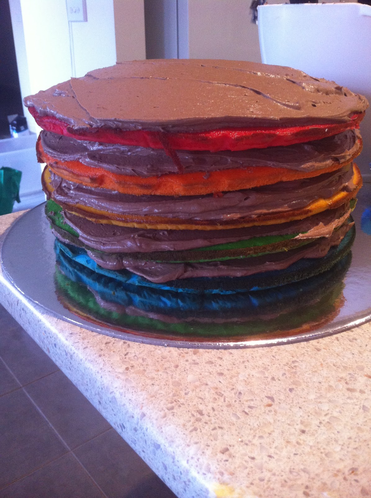 Sprinkles & Spatulas: Rainbow Velvet Cake