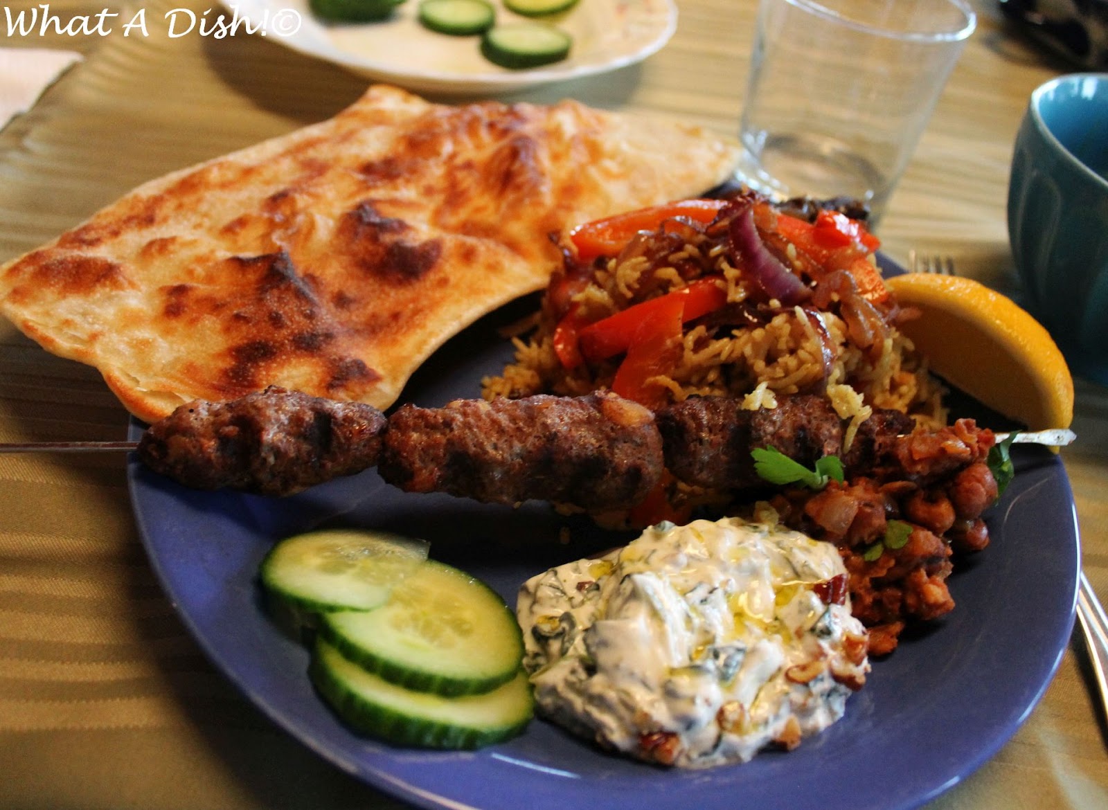 What A Dish!: Syrian Beef Kabobs