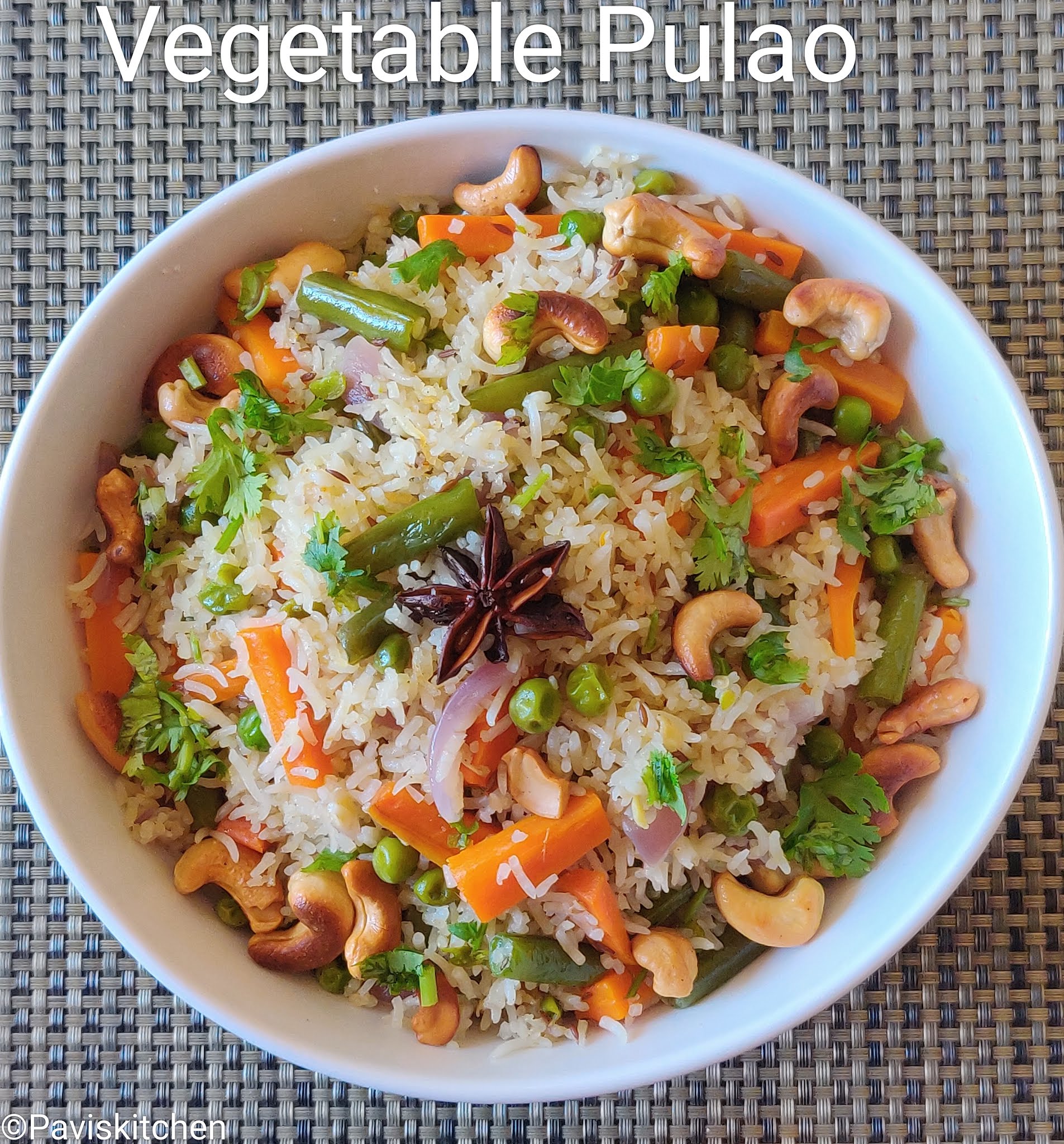 Vegetable Pulao Recipe | Vegetable Pulav Recipe