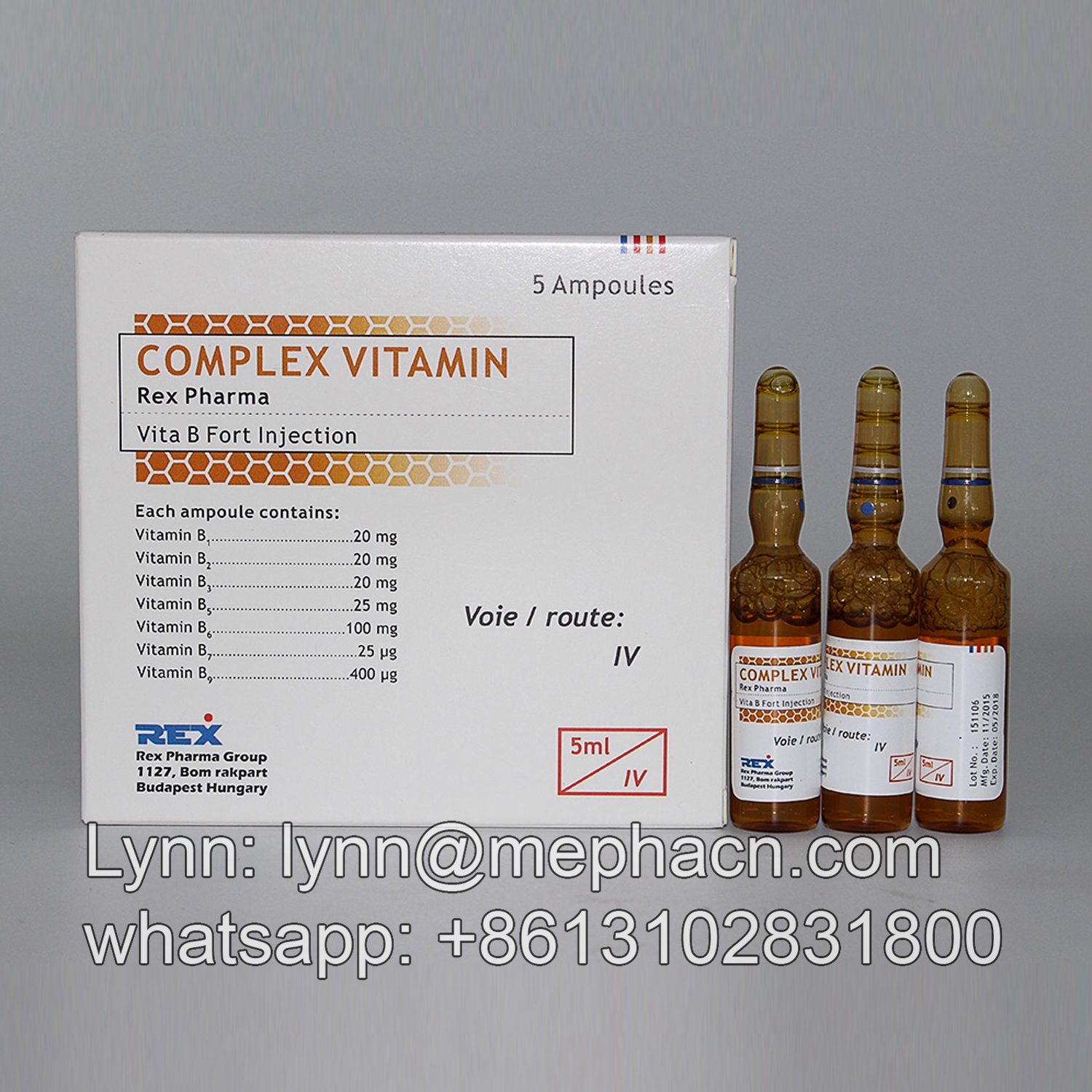 Complex Vitamin B Injection