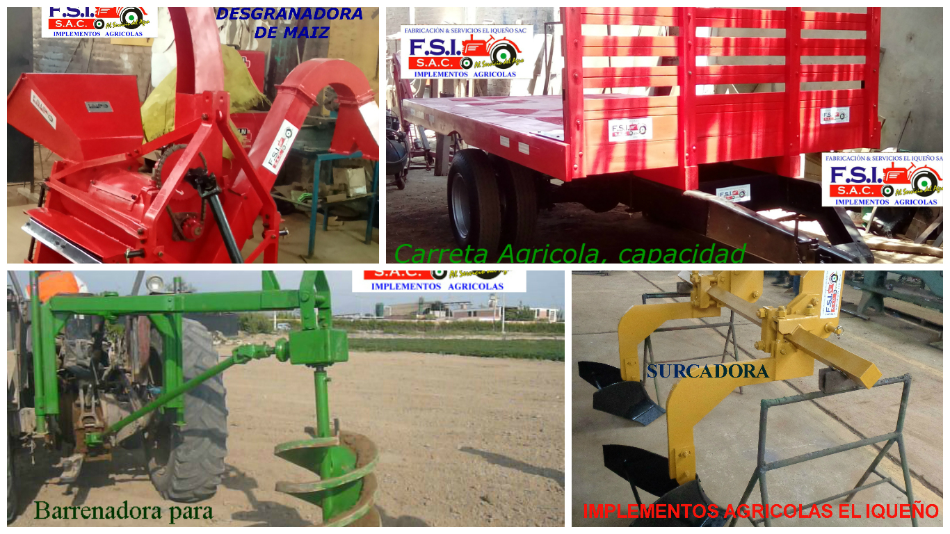 Implementos agrícolas para tractor.: AREA DE FABRICACIÓN DE IMPLEMENTOS ...