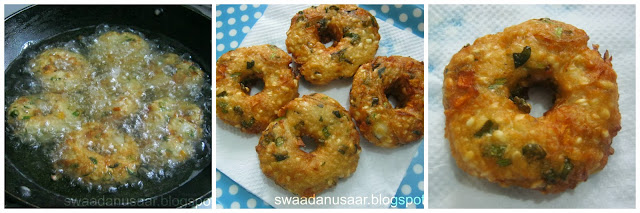 swaadanusaar: CRISPY VEGETABLE VADA